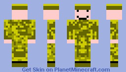 camouflage Minecraft Skin