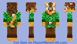 Curly Top Minecraft Skin