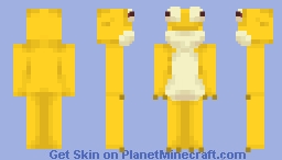 Frog but yellow Minecraft Skin