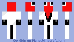 Red rainbow friend Minecraft Skin
