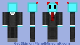 Blue devil Minecraft Skin