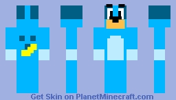 Bluey TPG Minecraft Skin