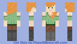 Custom Alex Minecraft Skin