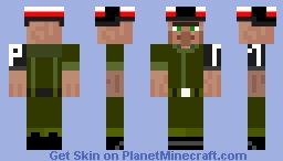 US united states MP villager Minecraft Skin