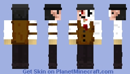 Half-masked Guy Minecraft Skin