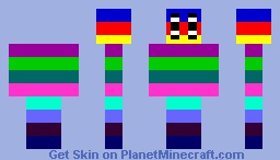 rainbow man Minecraft Skin