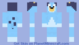 Bluey Minecraft Skin