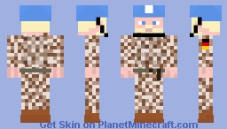 German UN trooper Minecraft Skin