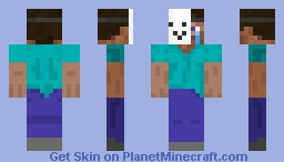 cry behind happy mask meme Minecraft Skin