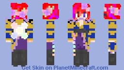 Elowen-Vampire-Blue Minecraft Skin