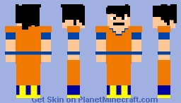 Z goku Minecraft Skin