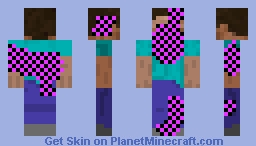 glitch steve Minecraft Skin
