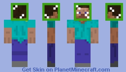 Steve with space helmet Minecraft Skin