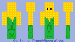 Corn Blocki Minecraft Skin