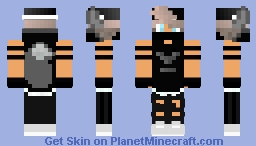 Blue Wolf Boy Minecraft Skin