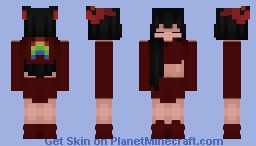 Cute demon girl Minecraft Skin