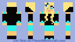 Cute water girl Minecraft Skin