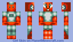 Cut Man (Mega Man) Minecraft Skin