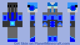 Cyber Sub Zero Minecraft Skin
