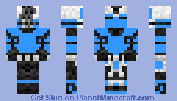 Cyber Sub-Zero Minecraft Skin