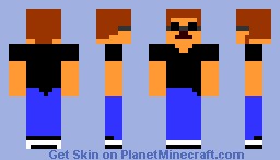 Steve hacker Minecraft Skin