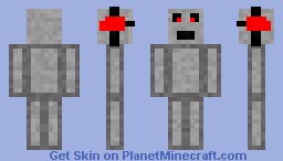 Cyborg with lasers Minecraft Skin