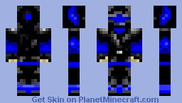 Cyborg *Blue* Minecraft Skin