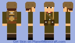 Czechslovakian Soldier WW2 Minecraft Skin