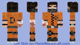 D-CLASS-5 - He May Be Hurt But He Was Healed (SCP-049-5) Minecraft Skin