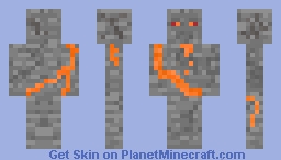 Cyborg Creeper Minecraft Mob Skin