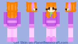 Shubble as Daphne Minecraft Skin