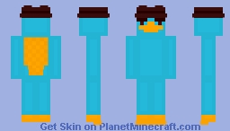 Agent P - Perry The Platypus Minecraft Skin