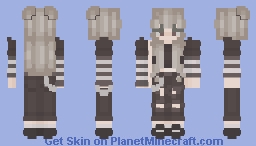 The emo girl Minecraft Skin