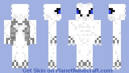 Blue Eyes UltraBright Dragon Minecraft Skin