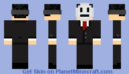 Suit and mask Minecraft Skin