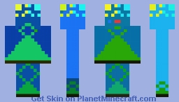 Ocean theme Minecraft Skin