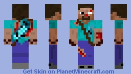 Warrior Steve Minecraft Skin