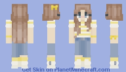 Sunshine and Ribbons Minecraft Skin