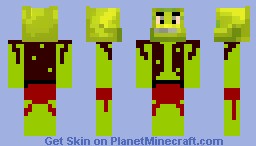the green ogre Minecraft Skin