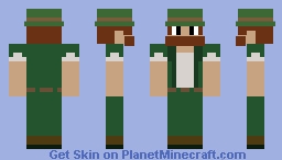 Dcu: Wildman (Creature Commandos) Minecraft Skin
