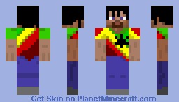 rasta steve Minecraft Skin