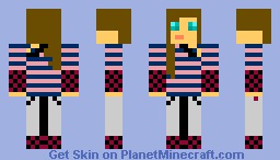 dance girl Minecraft Skin