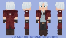 Vergil-from-Anime | Devil may Cry Minecraft Skin