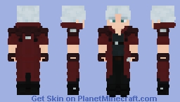 Dante | Devil May Cry Netflix Animated Series Minecraft Skin