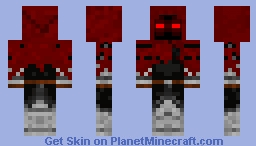 Red Ghost Minecraft Skin