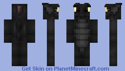 Black Dragon Minecraft Skin