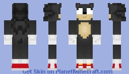 Dark Sonic (Sonic Universe) Minecraft Skin