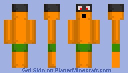 dark carrot (evil sprout Minecraft Skin