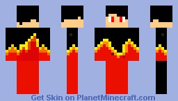 Fire skin Minecraft Skin
