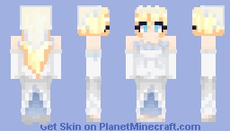 Darkness Wedding Dress Minecraft Skin